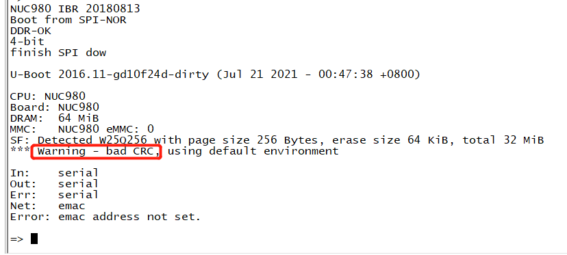 关于NuWriter v1.18 烧录 NUC980DK61Y Nor Flash Environment失败问题 · Issue #10 · OpenNuvoton/NUC980 ...
