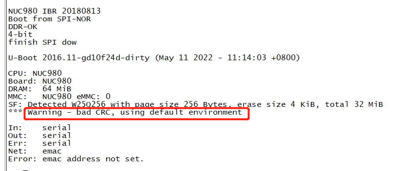关于NuWriter v1.18 烧录 NUC980DK61Y Nor Flash Environment失败问题 · Issue #10 · OpenNuvoton/NUC980 ...