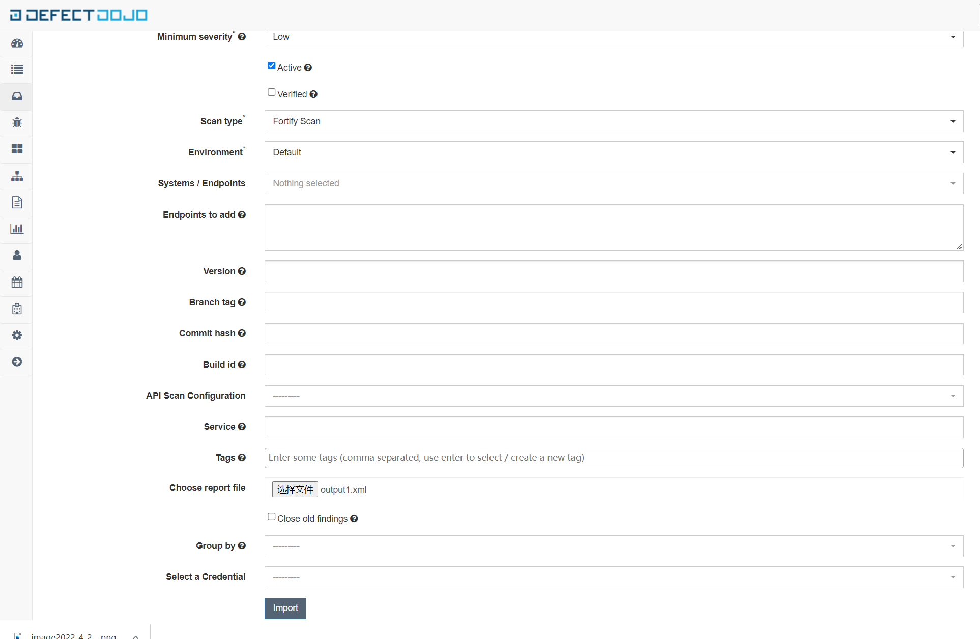 Import of XML report of fortify 20.1.1 failed · Issue #6260 · DefectDojo/django-DefectDojo · GitHub