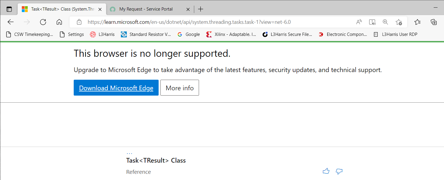 Browsing with Edge gives error: This browser is no longer supported · Issue #3845 ...