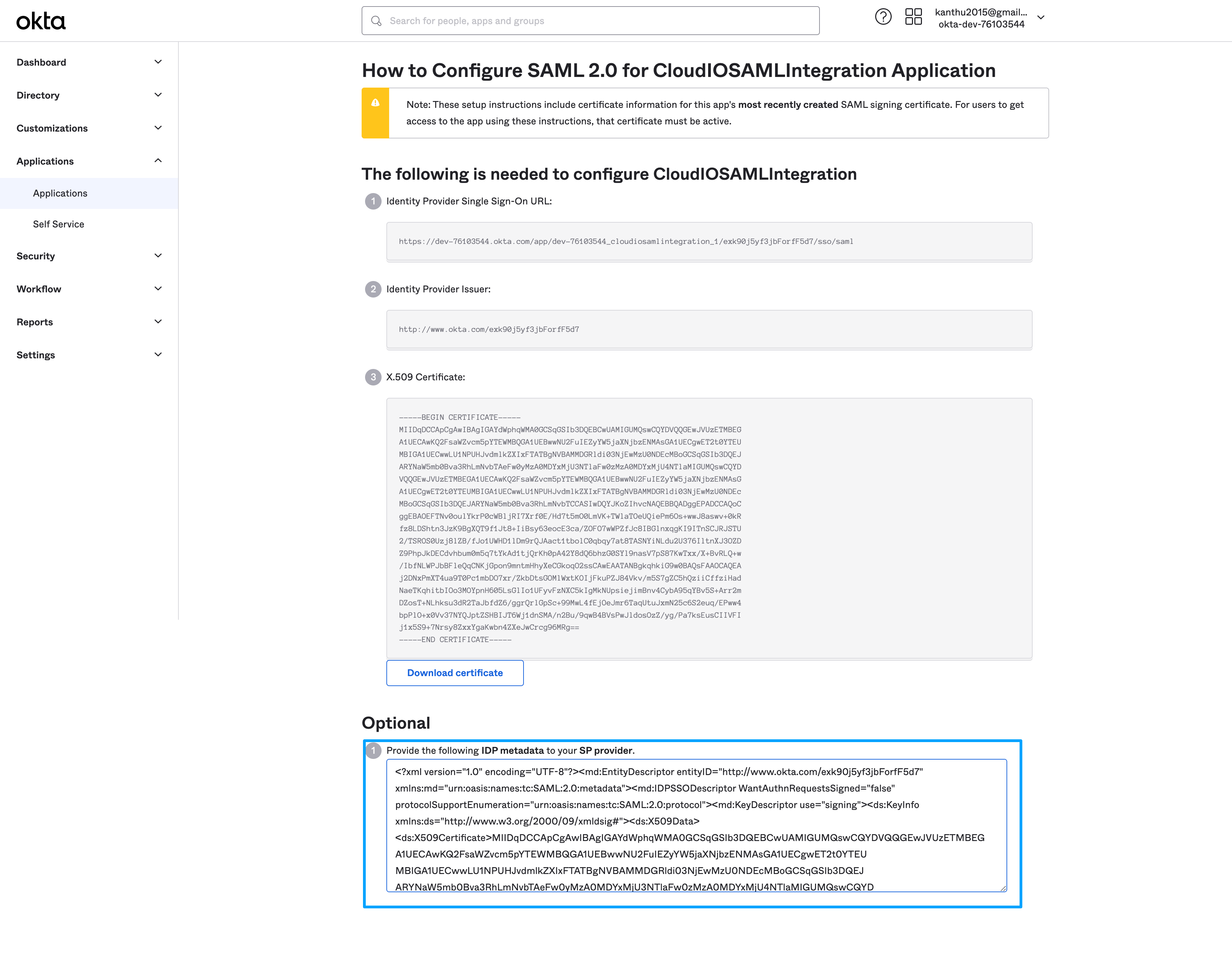 OKTA - CloudIO Platform