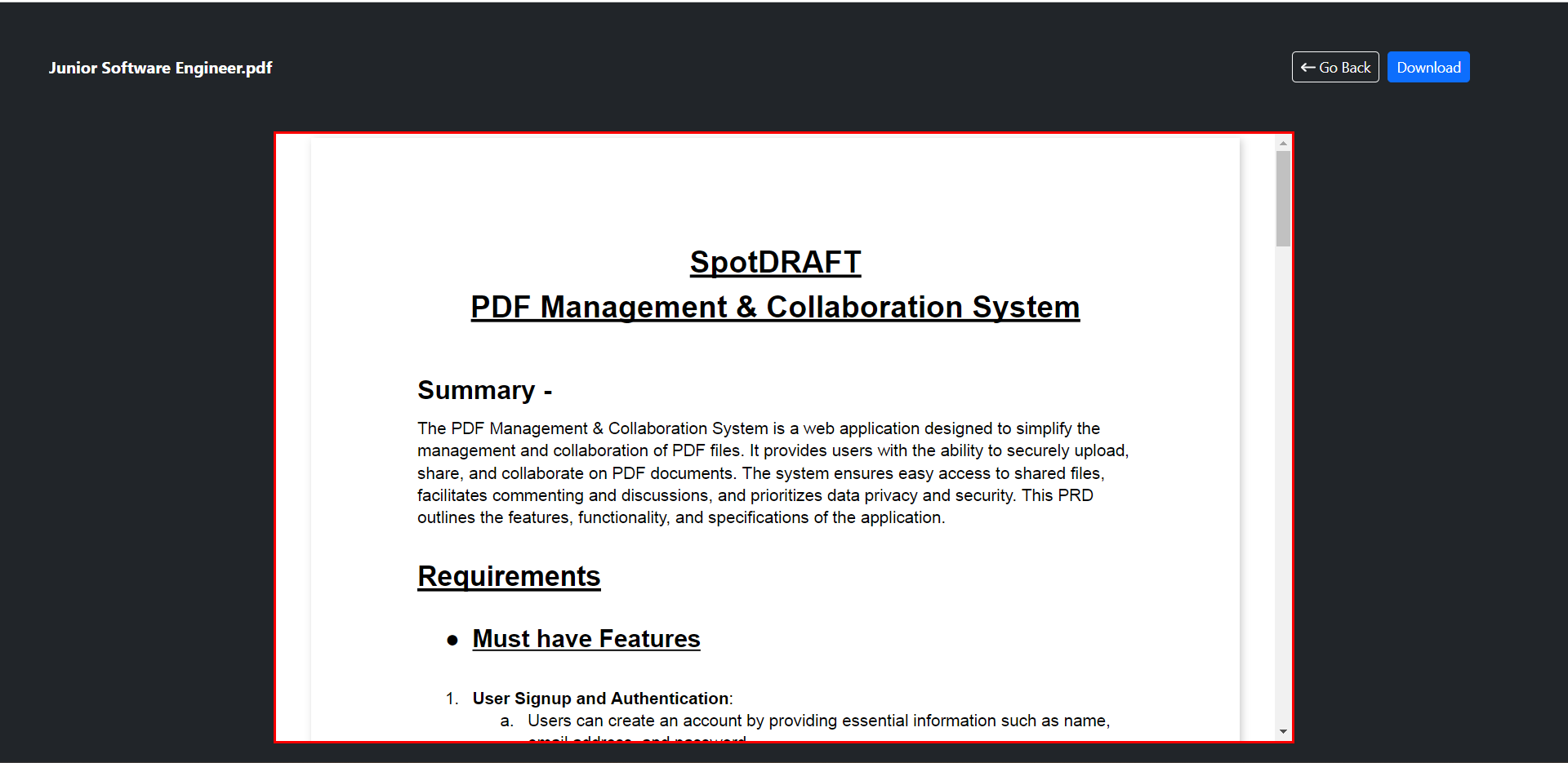 Github Mihirrana620pdf Management And Colabration System 3543
