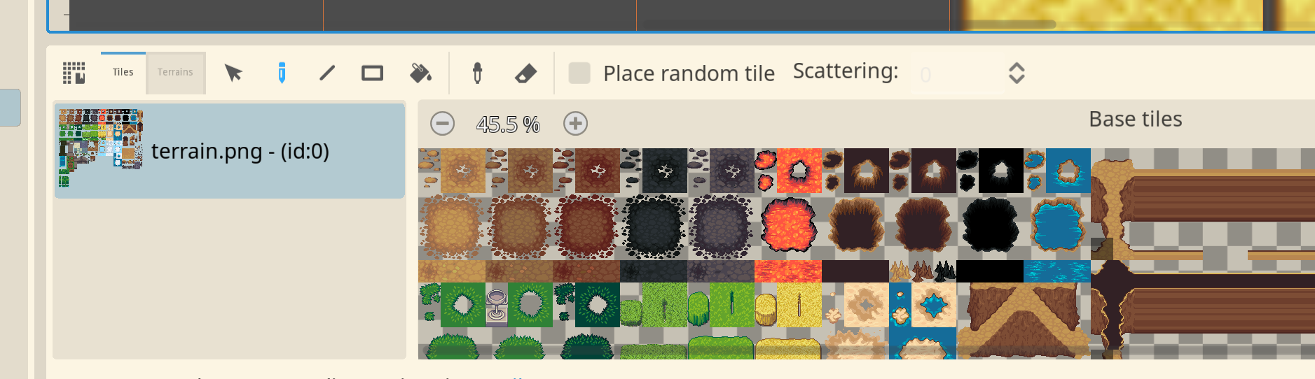 Tile Set Editor tabs in Godot 4 are very tiny in 4K / Full HD screens ...