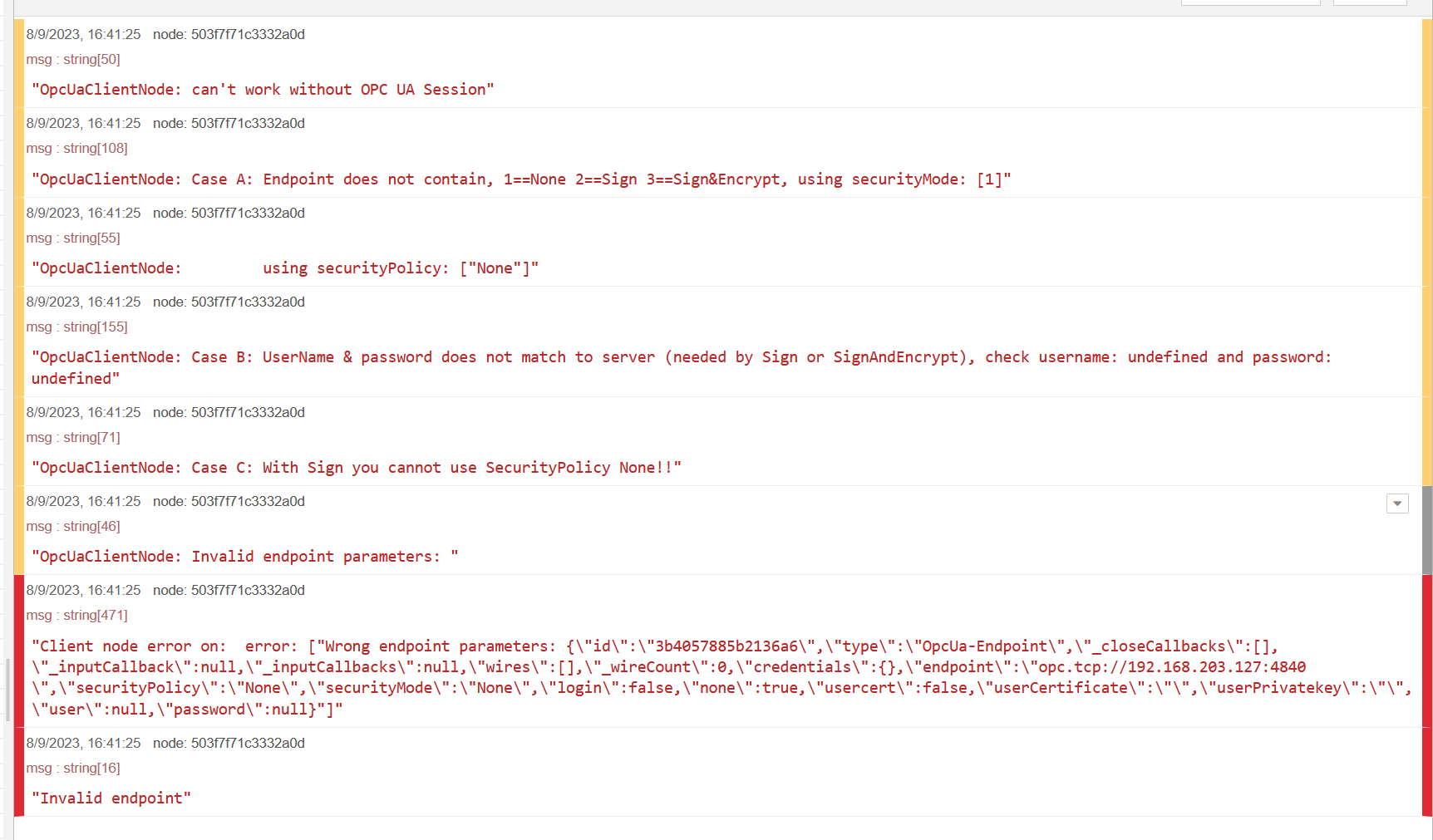 Unable to connect to endpoint · Issue #602 · mikakaraila/node-red ... Unable to connect to endpoint · Issue #602 · mikakaraila/node-red ...