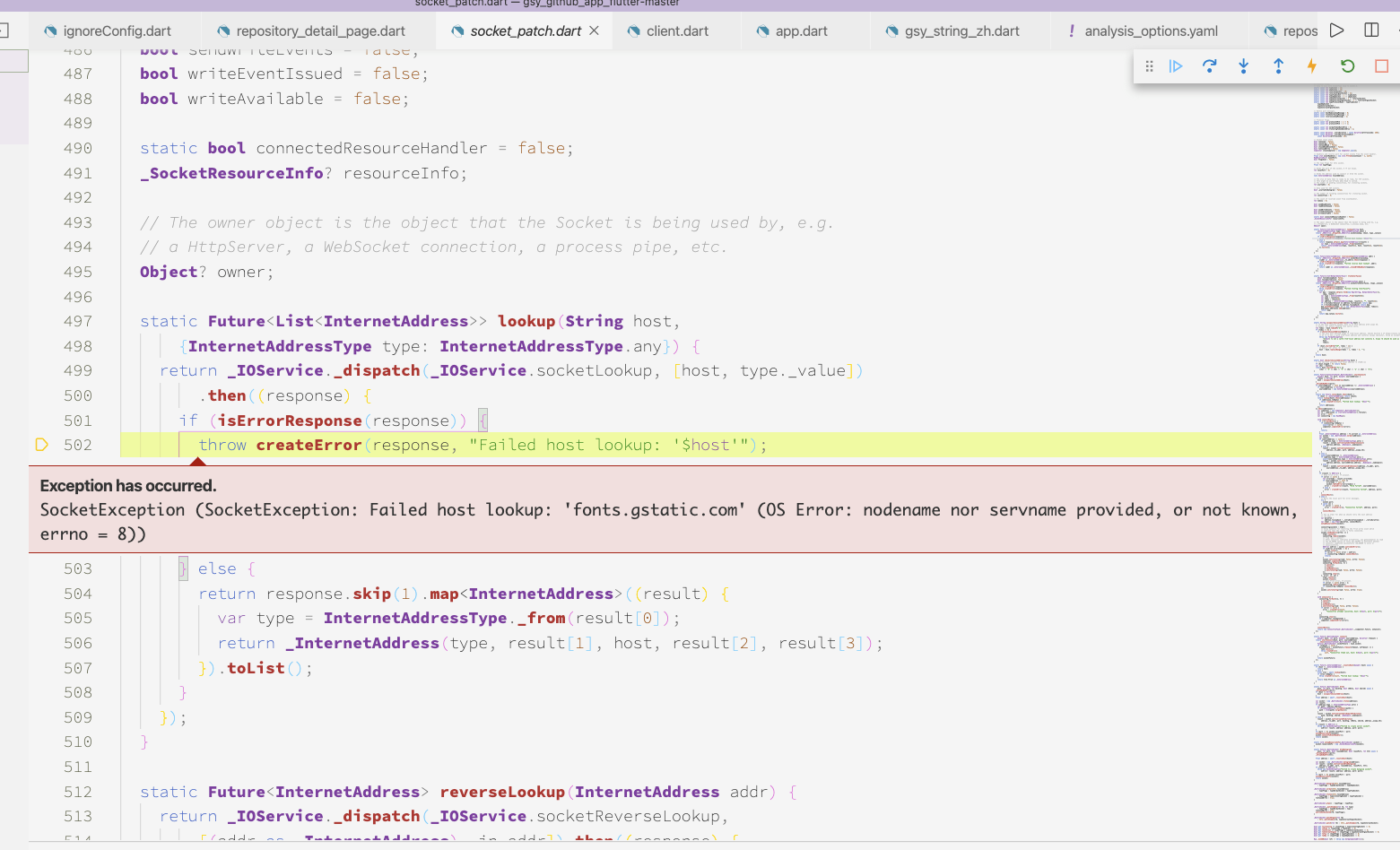 报错了 · Issue #750 · CarGuo/gsy_github_app_flutter · GitHub