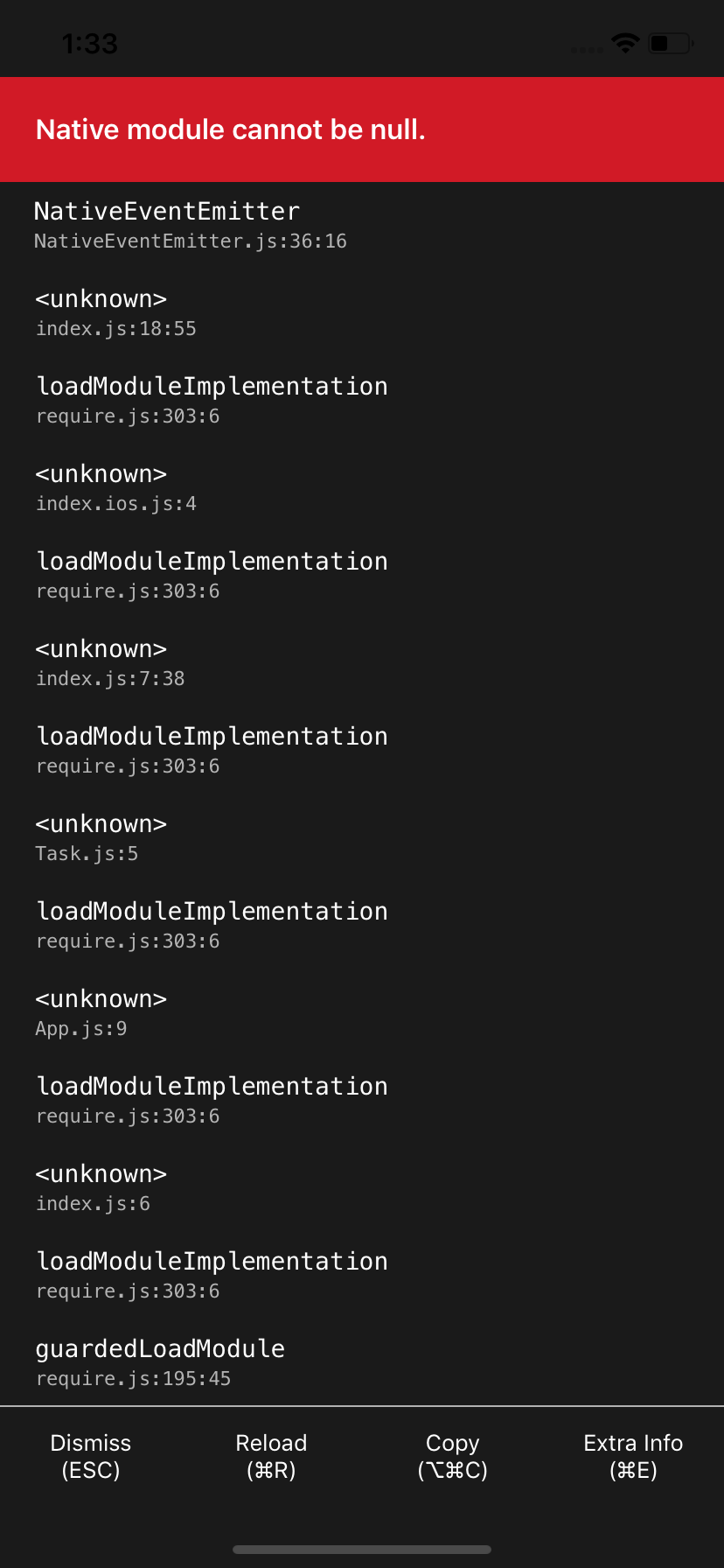 Native Module Cant Be Null · Issue 20 · React Native Push Notificationios · Github
