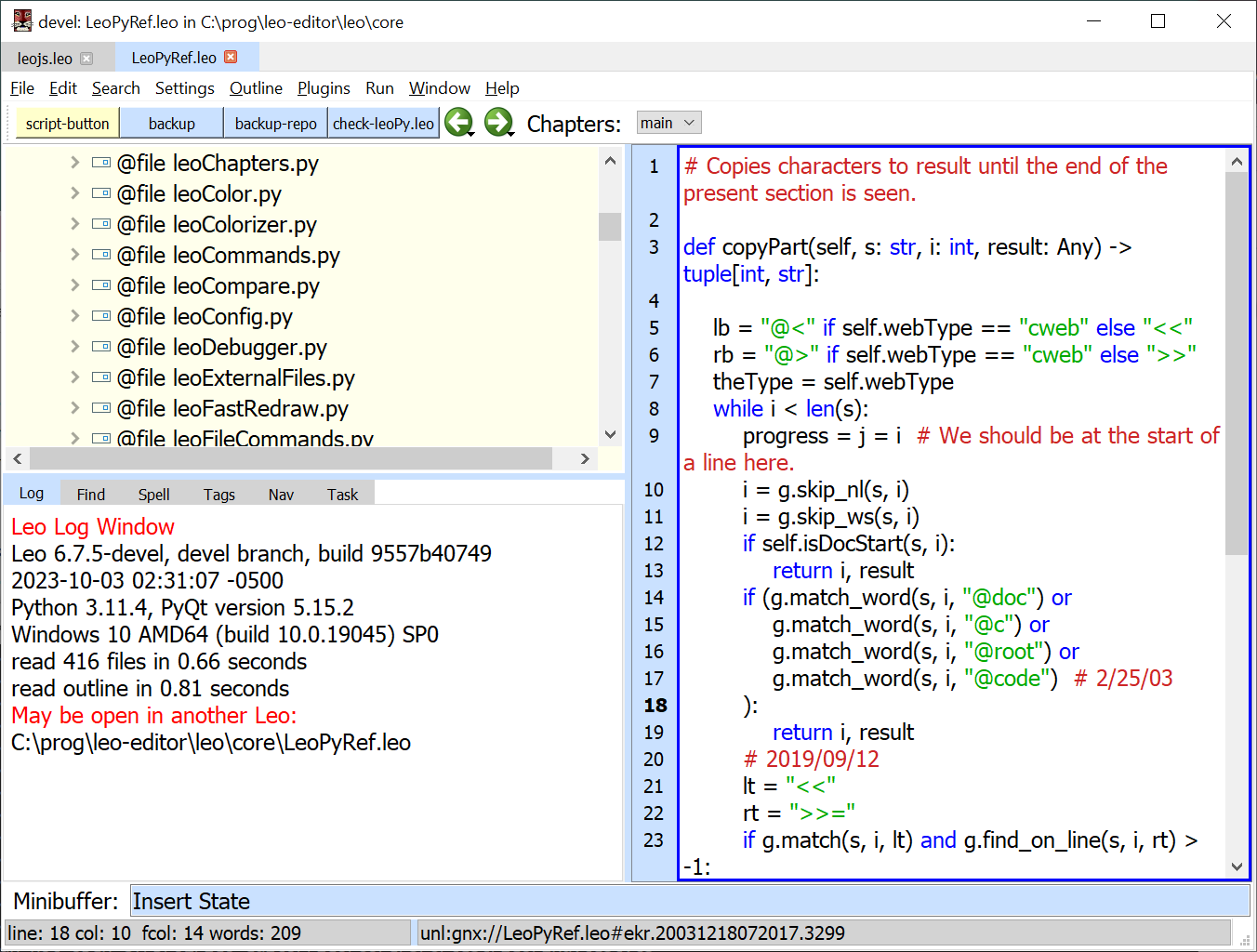 devel branch is broken: it can only read in the Leo installation folder · Issue #3590 · leo ...