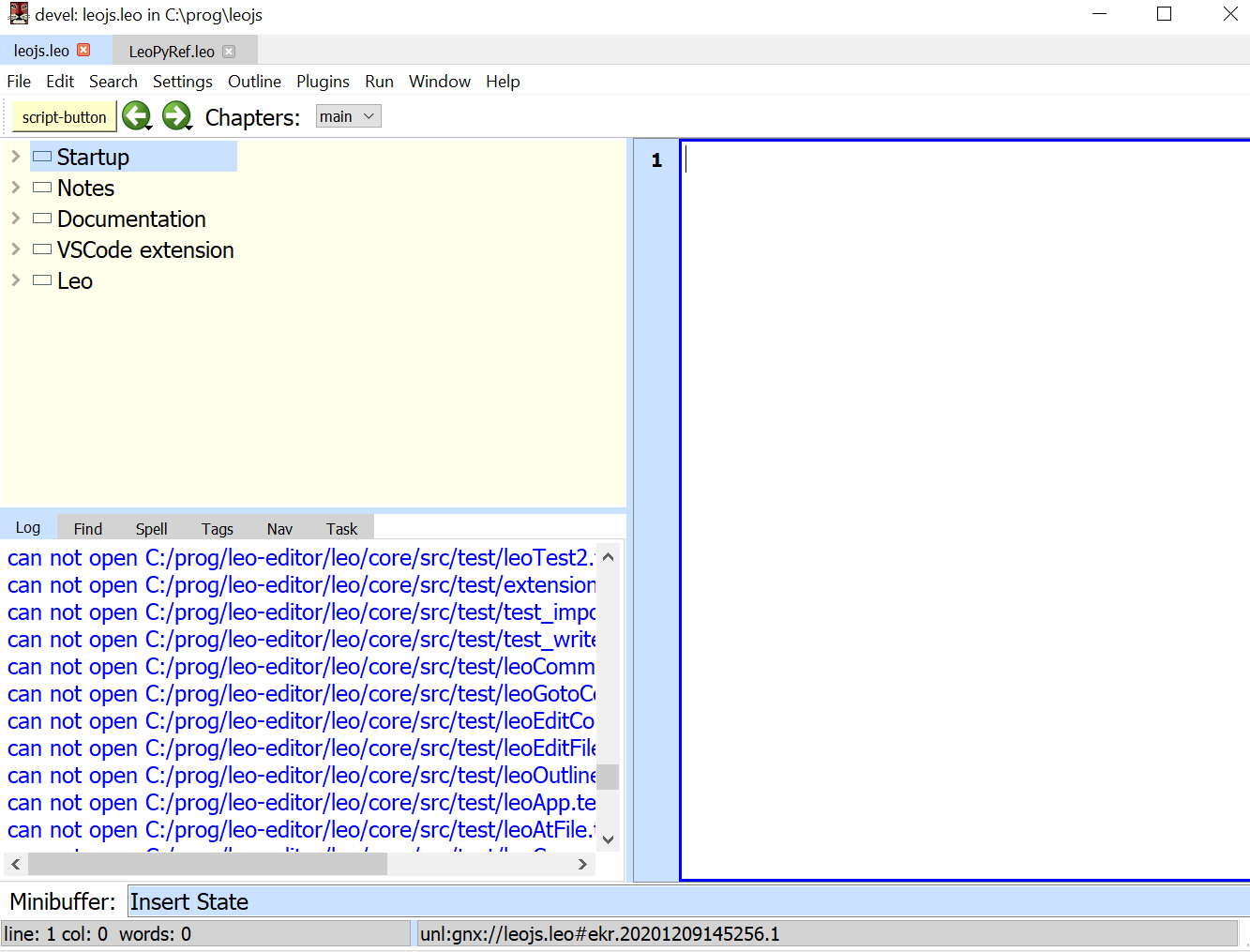devel branch is broken: it can only read in the Leo installation folder · Issue #3590 · leo ...