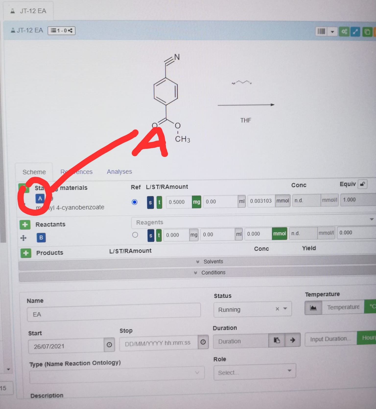 Add reaction label to reaction schema · Issue #514 · ComPlat/chemotion_ELN · GitHub