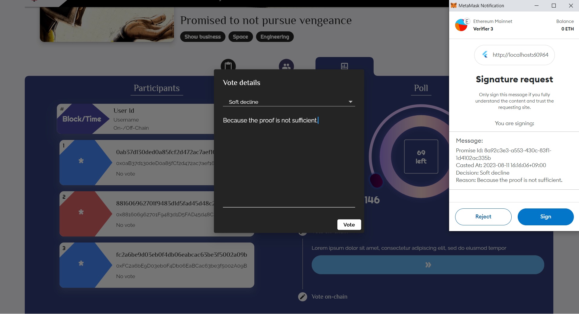 GitHub - TruQuest/TruQuest: A promise/trustworthiness tracker powered by Ethereum and Optimism
