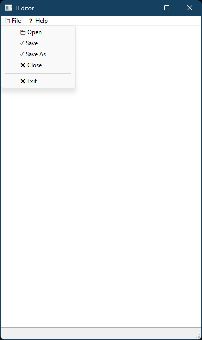 GitHub - razenxc/LEditor: Simple text editor writed on C++ with wxWidgets