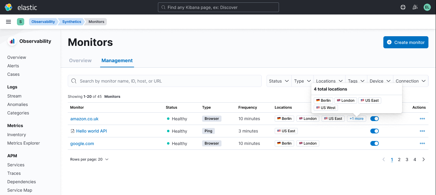 [Synthetics App] Monitor Management Page · Issue #128300 · elastic/kibana · GitHub