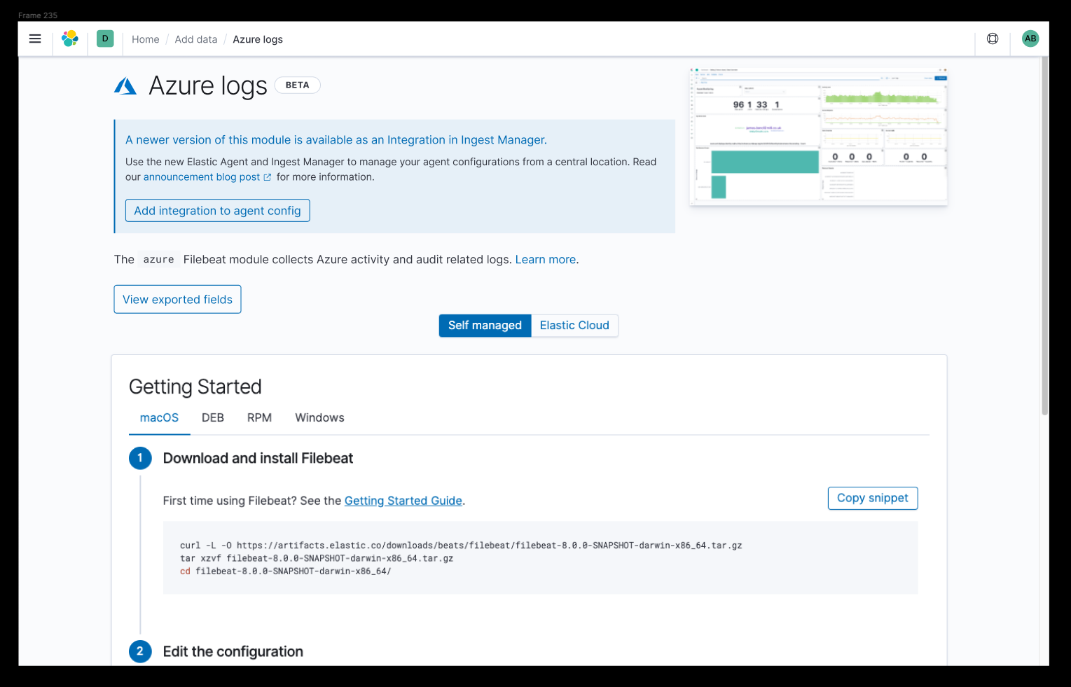 [Ingest Manager] Design entry points to Ingest Manager Beta from Kibana's Add Data pages · Issue ...