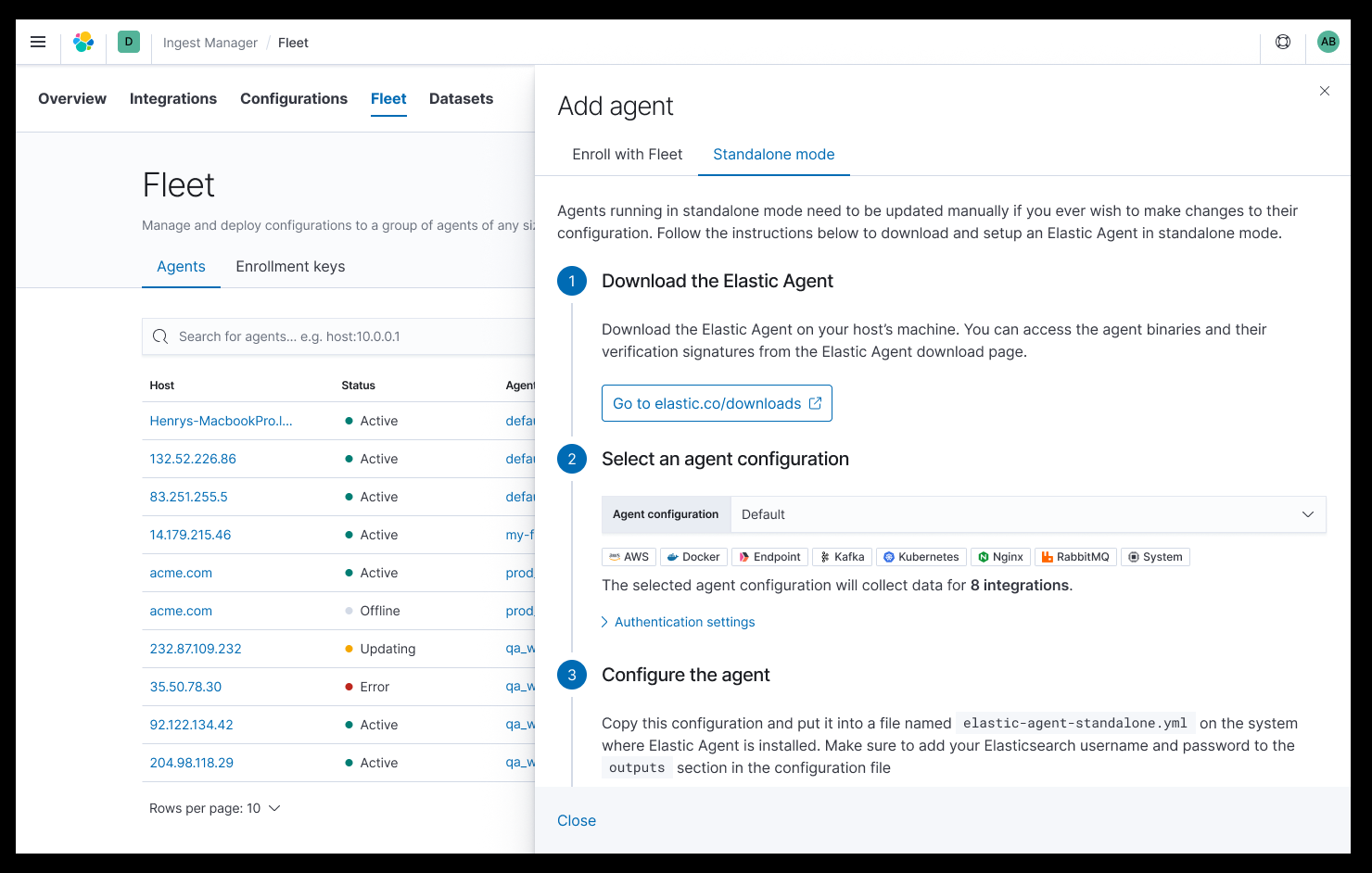 [Ingest Manager] Design instructions for Elastic Agent standalone mode · Issue #70810 · elastic ...