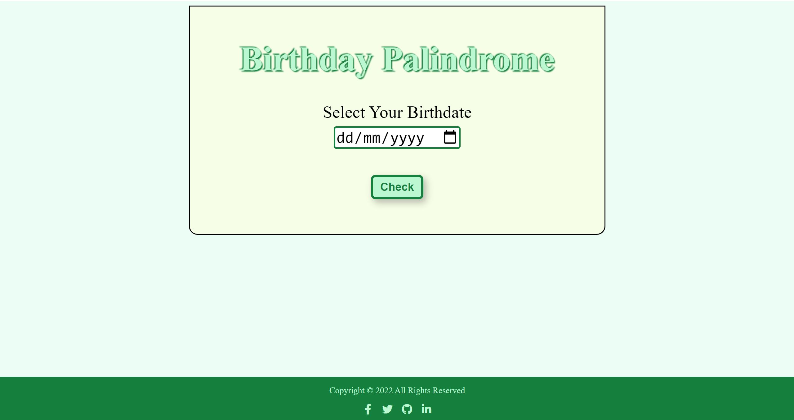 GitHub - SamyakKhairnar/NeoG-Camp-Level-Zero-Mark-13: A Vanilla JS App to Check If Your ...