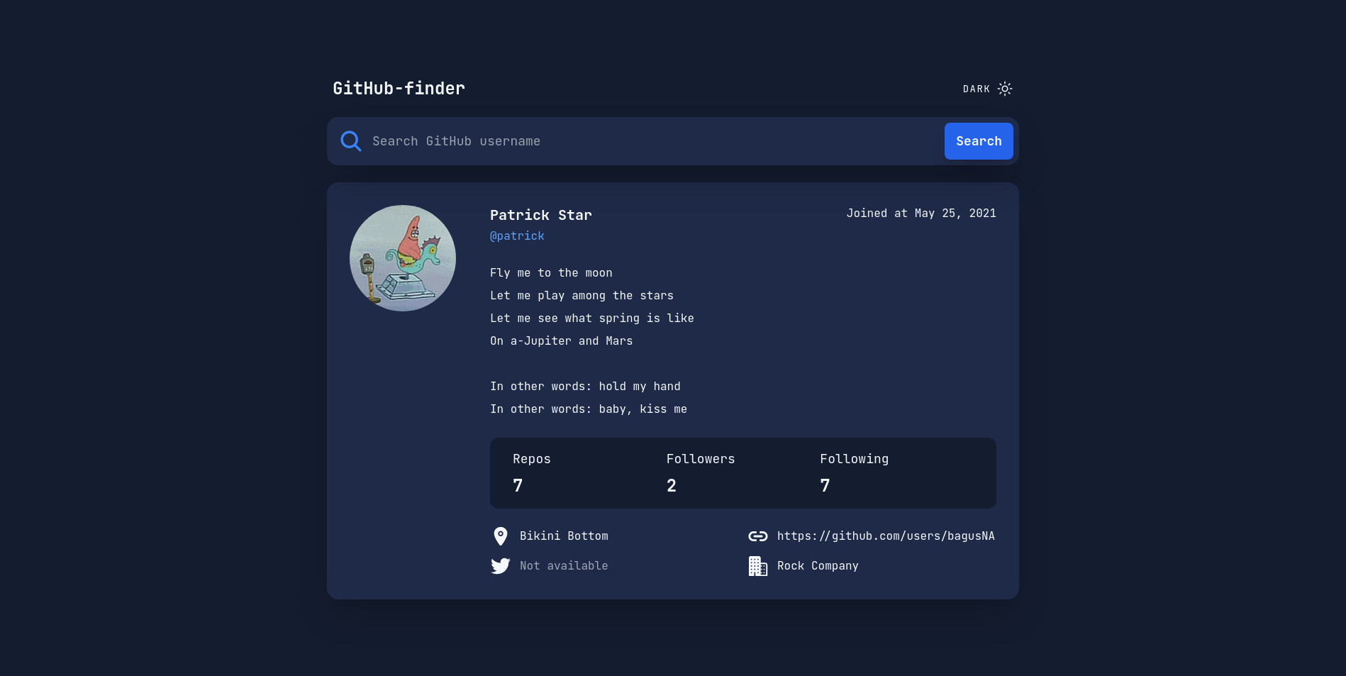 GitHub - bagusNA/github-finder: A simple github profile finder