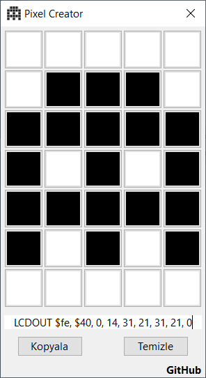 GitHub - Jupkobe/Pixel_Creator: This is a 7x5 pixel creator to generate ...