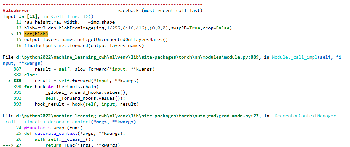 getting error in this step : "net.setInput(blob)" · Issue #1 · afsanamimii/Real-Time-Object ...