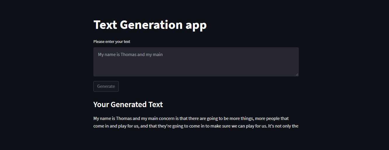 GitHub - LaxmanSingh01/Text-Generation-app · GitHub