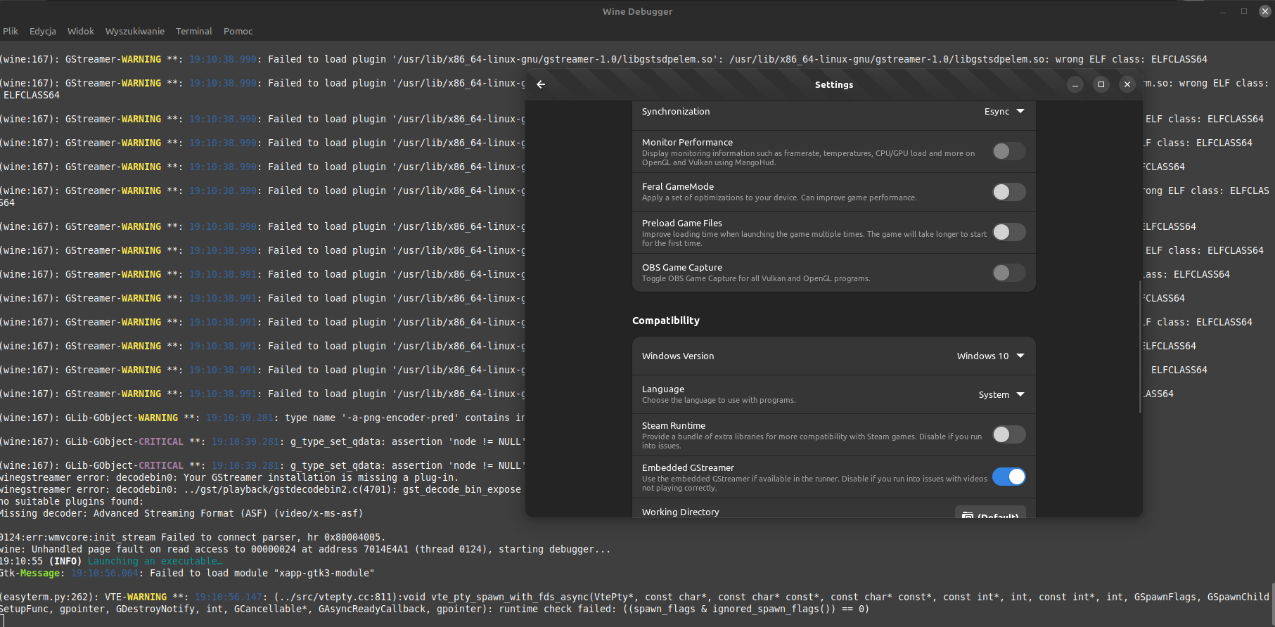 [bug] Gstreamer Patch Testing Results · Issue 2276 · Bottlesdevs Bottles · Github