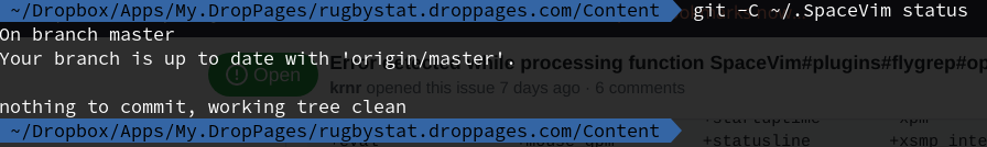 Error detected while processing function SpaceVim#plugins#flygrep#open · Issue #4075 · wsdjeg ...