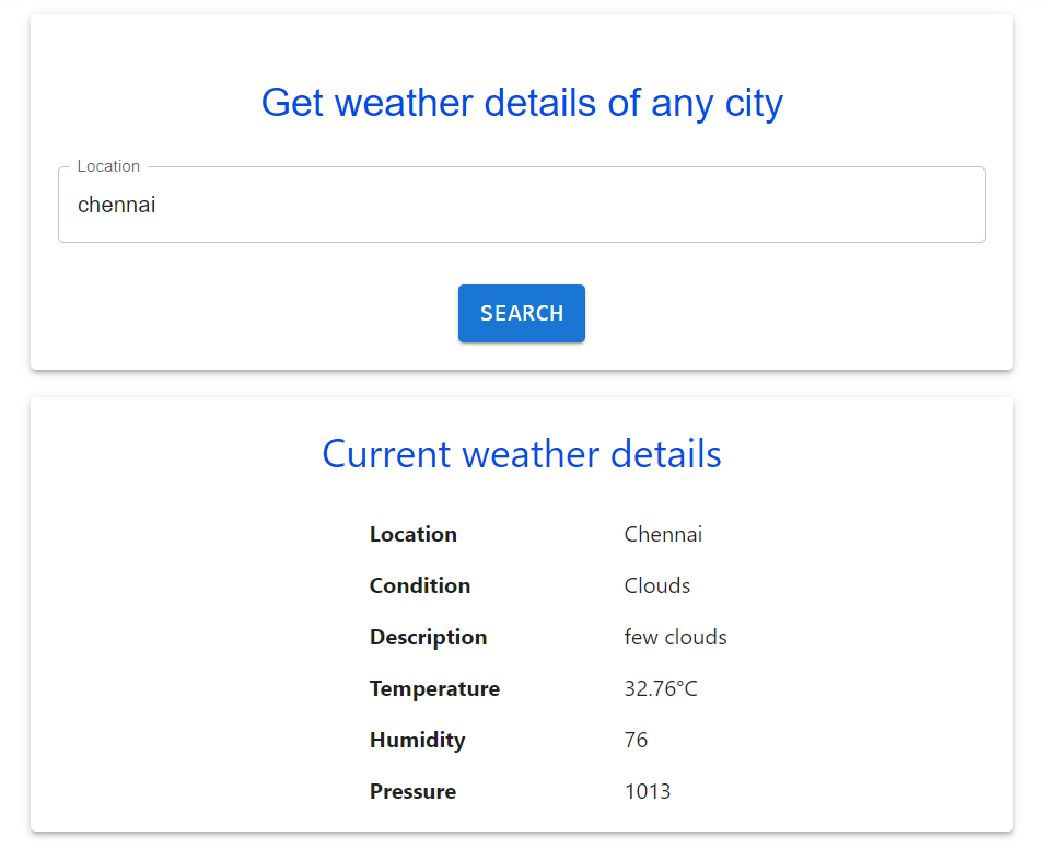 GitHub - U-Shamitha/WeatherInfoFrontEnd