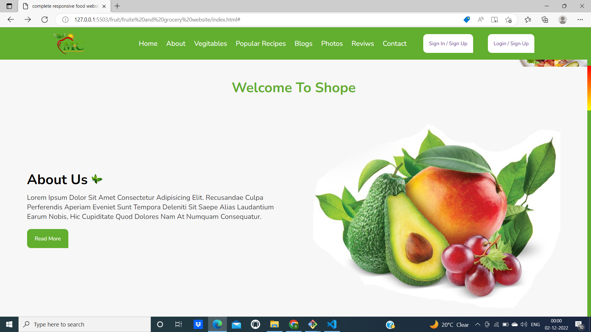 GitHub - Riya14-dangra/Fresh-Fruit-Website