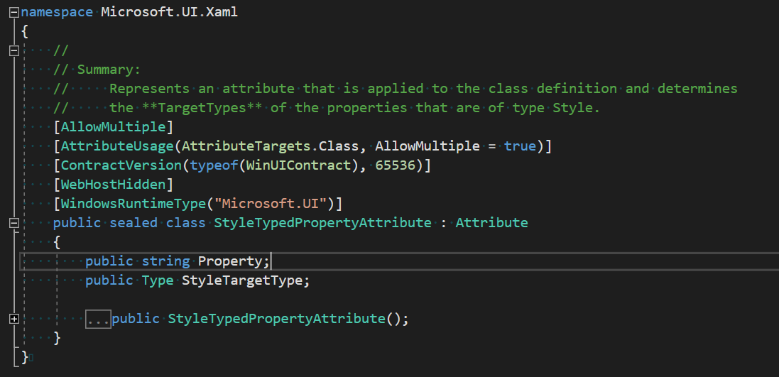 [WinUI3 Reunion 0.5.5] StyleTypedProperty, TemplateVisualState and ...