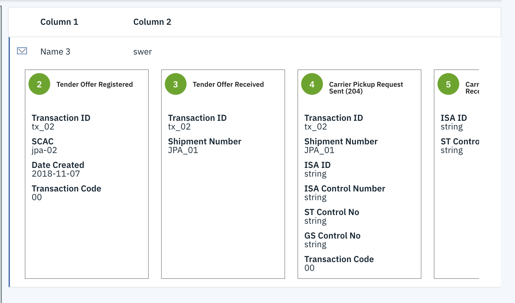 Expandable row expanding past table when more than two columns · Issue ...