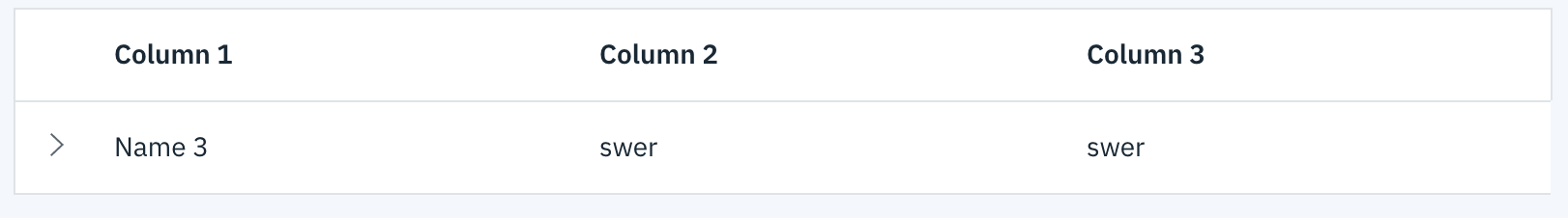 Expandable row expanding past table when more than two columns · Issue ...