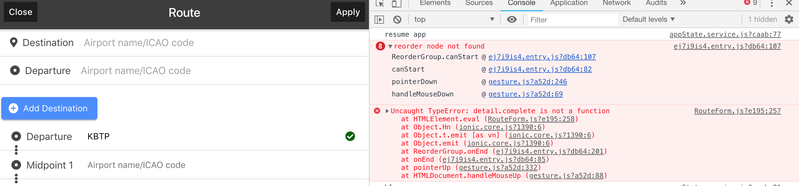 Ionic beta.16 reorder list throws error. Using Ionic 4 with VueJs · Issue #16433 · ionic-team ...