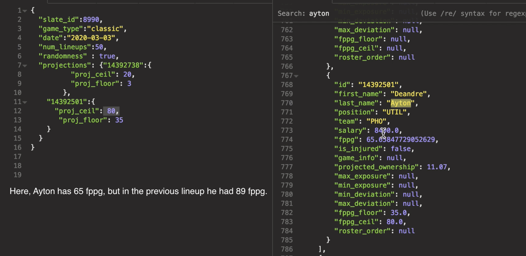 ceilings and floor · Issue #170 · DimaKudosh/pydfs-lineup-optimizer · GitHub