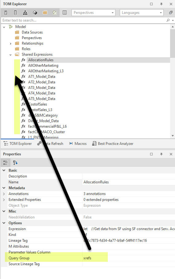 Shared Expressions in TOM Explorer Grouped · TabularEditor TabularEditor3 · Discussion #517 · GitHub