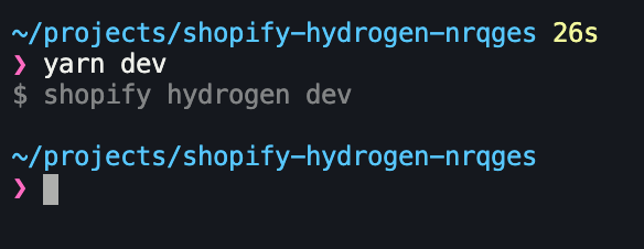 [BUG] StackBlitz exits early when running `shopify hydrogen dev` · Issue #1395 · Shopify ...