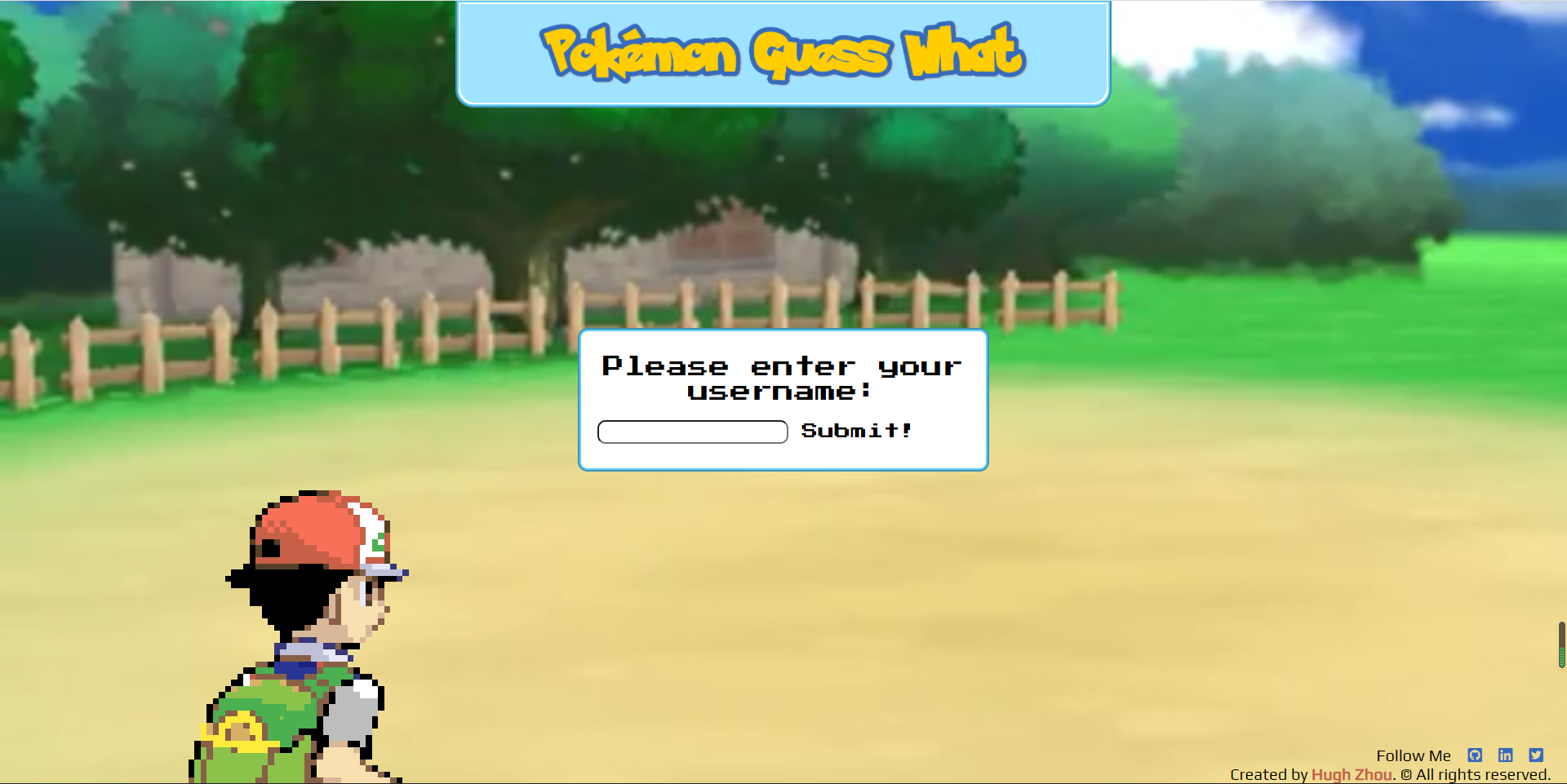 GitHub - domaine-hugh/Yuhui-Hugh-Zhou-Pokemon-Guess-Em-All