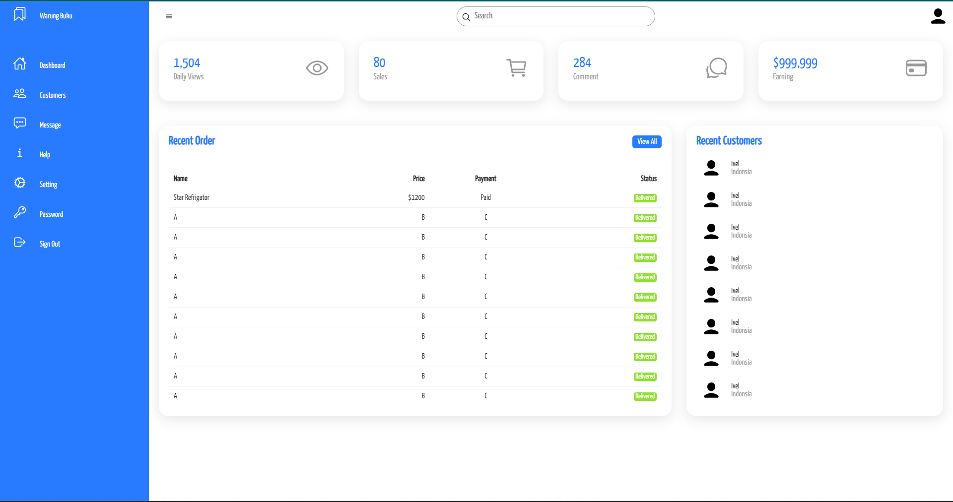 GitHub - ivelhafazerm/admin-database-template