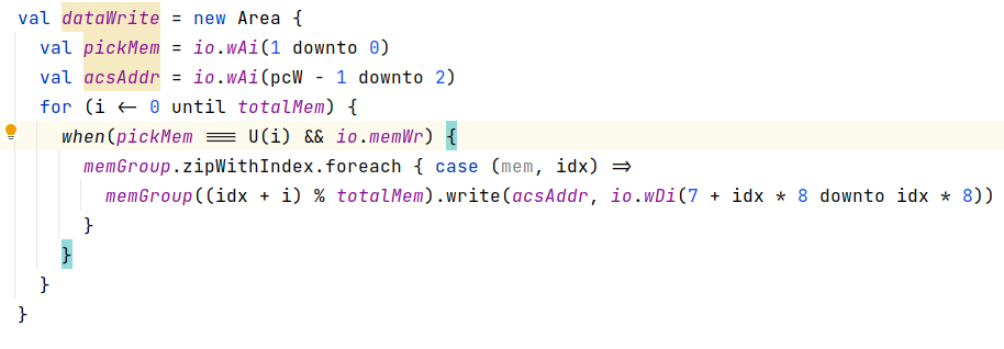 The Mem write enable function · Issue #674 · SpinalHDL/SpinalHDL · GitHub