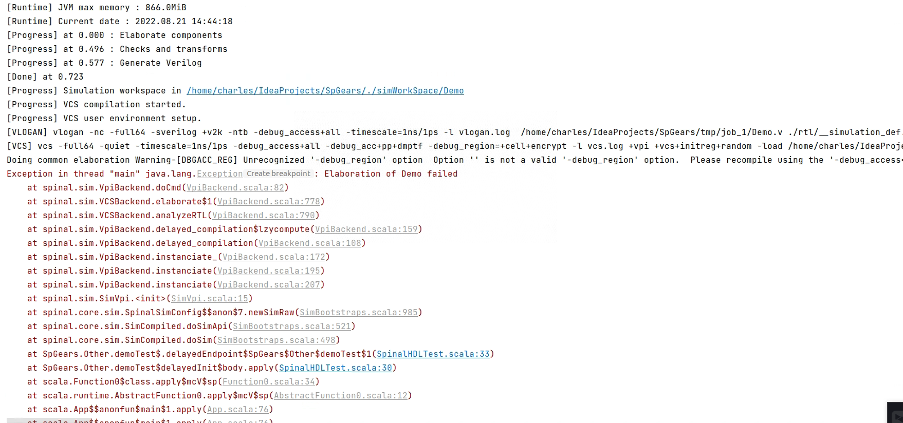 [VCS API] When I use VCS as a backend for emulation, it seems to have problems with Z-state ...