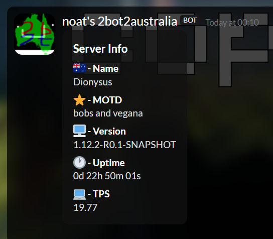 GitHub - noatmc-archived/2bot2australia: discord bot for 2b au, nothing ...