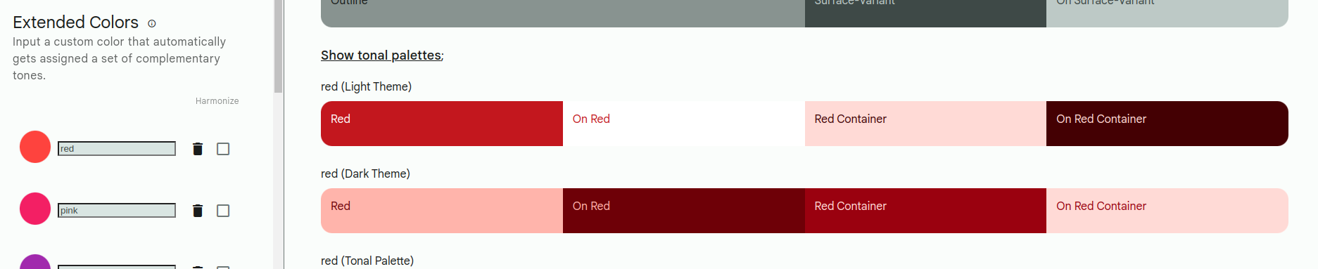 Variants for extended colors are not exported. · Issue #195 · material-foundation/material-theme ...