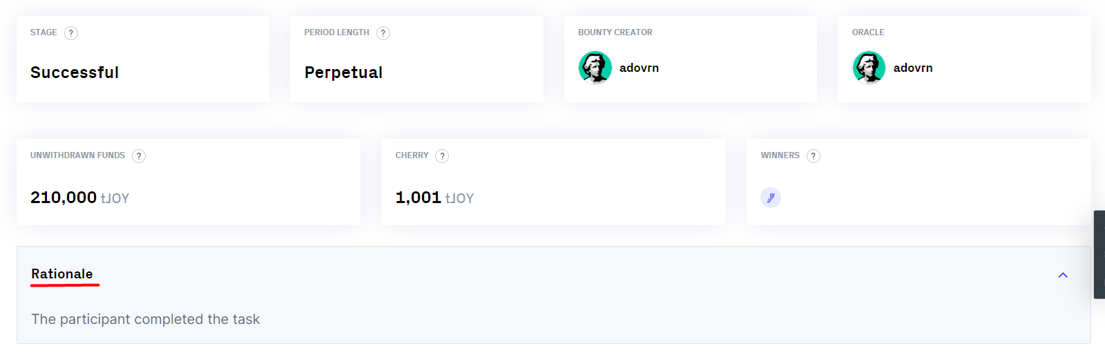 Bounty does not display information · Issue #3615 · Joystream/pioneer · GitHub