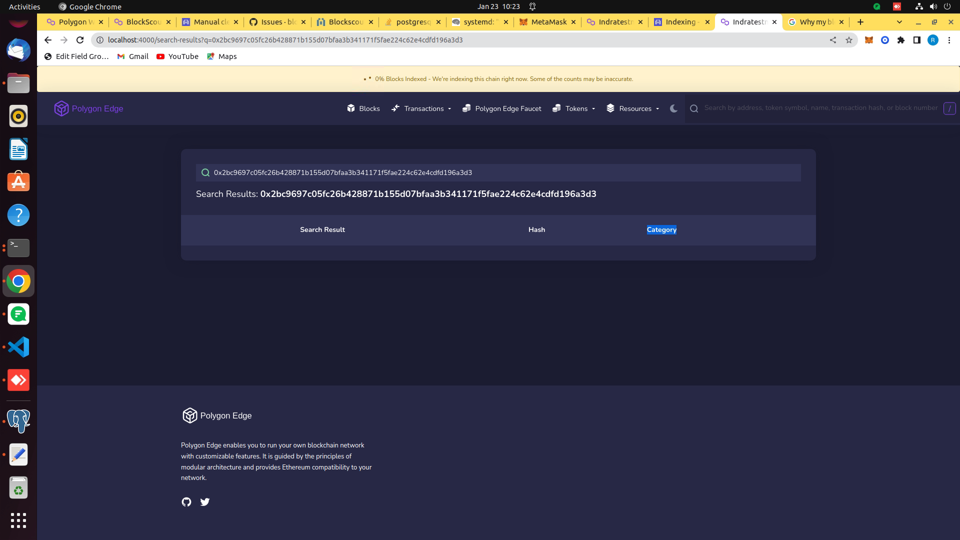 Blocks Are Not Getting Indexed. [The Progress Is Stuck on 0%] · Issue #6750 · blockscout ...