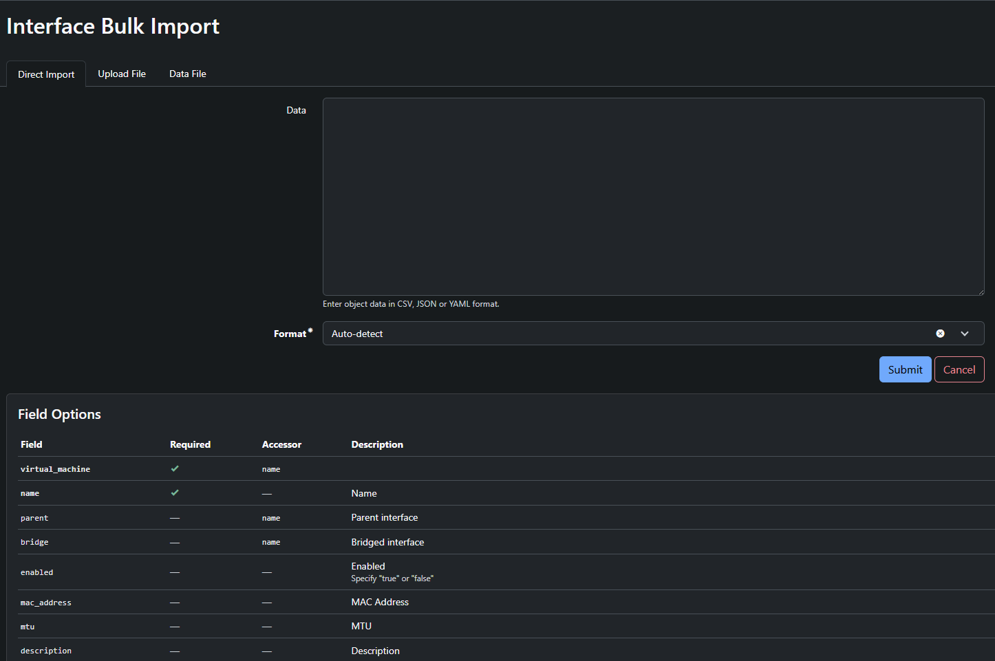 Add bulk import for Contact Assignments · Issue #11307 · netbox-community/netbox · GitHub