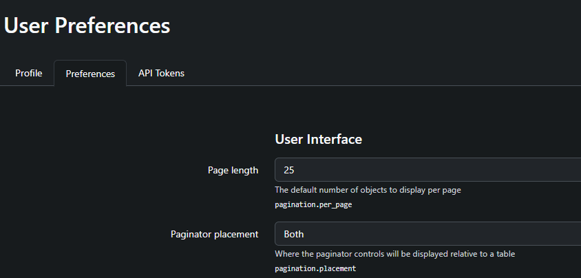 Add separate paginator placement for Changelog widget · Issue #13083 · netbox-community/netbox ...