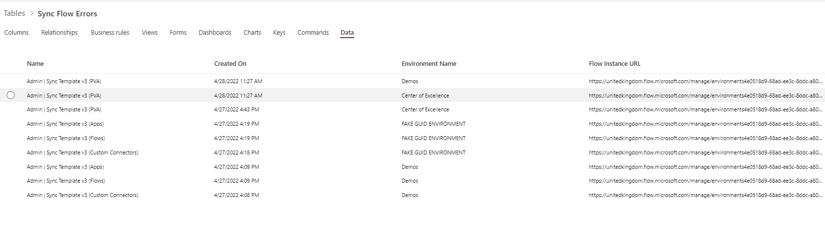 [CoE Starter Kit - BUG] Before writing Flow Instance URL for Sync Flow Errors, check format of ...