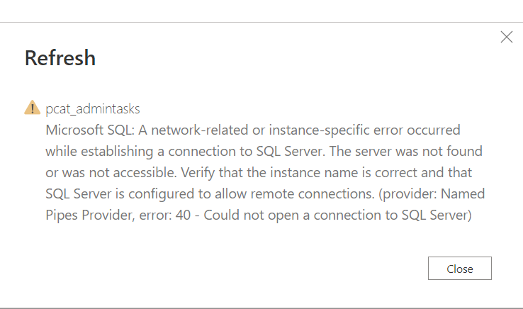 [CoE Starter Kit - BUG] TDS Ports not open to setup Admin Tasks Dashboard · Issue #3636 ...