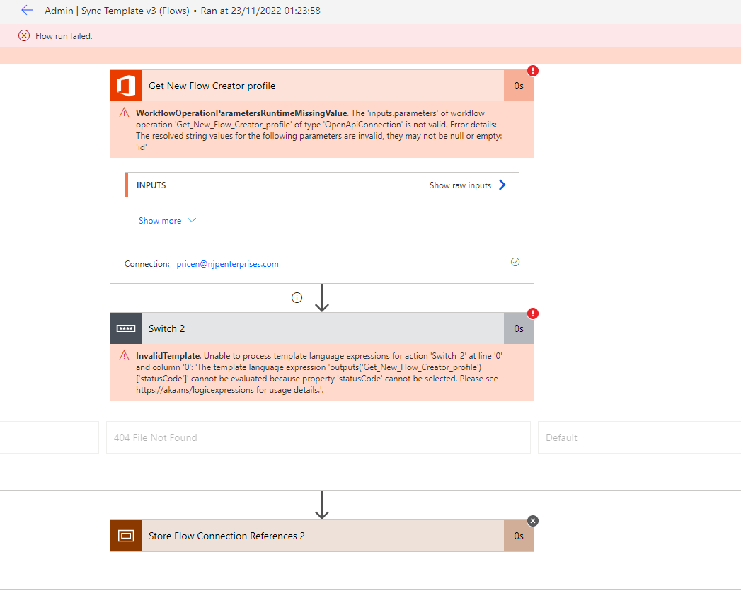Admin | Sync Template v3 (Flows) Fails admin flow not found · Issue #4259 · microsoft/coe ...