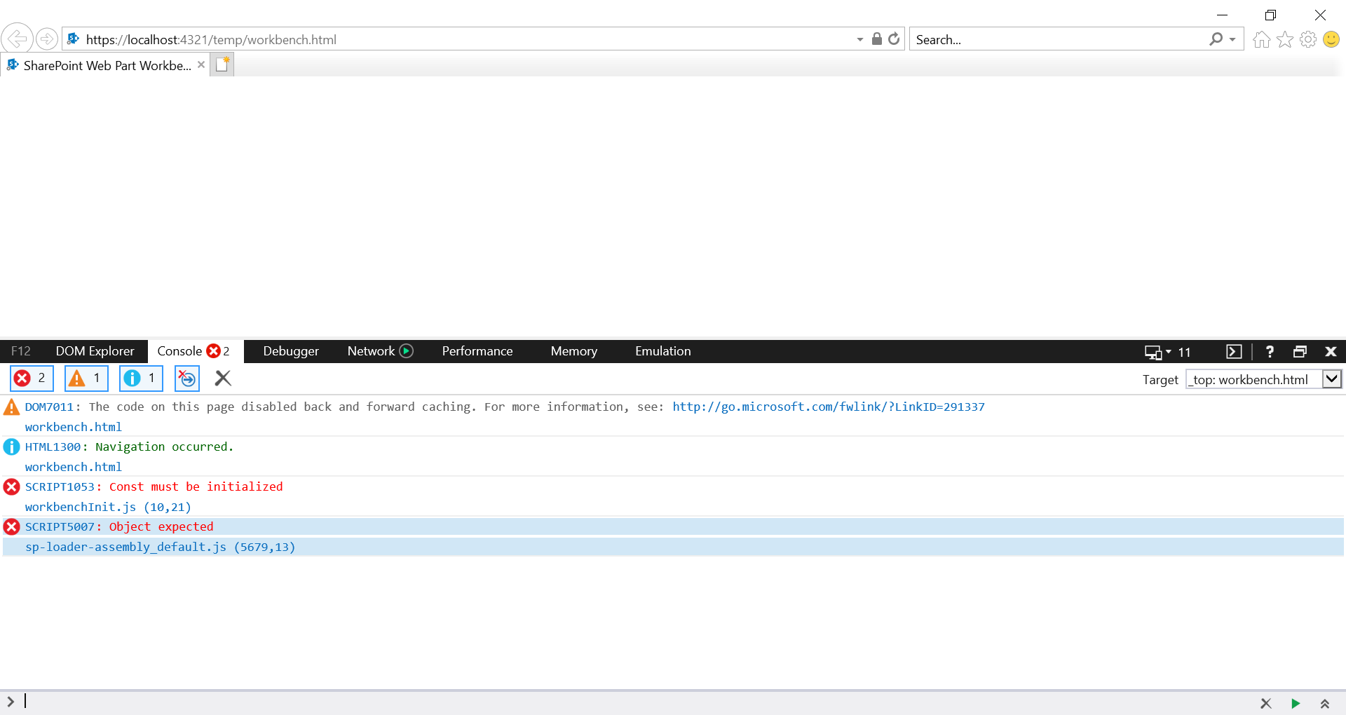 gulp serve output keeps going on and on and no webpart in https ...