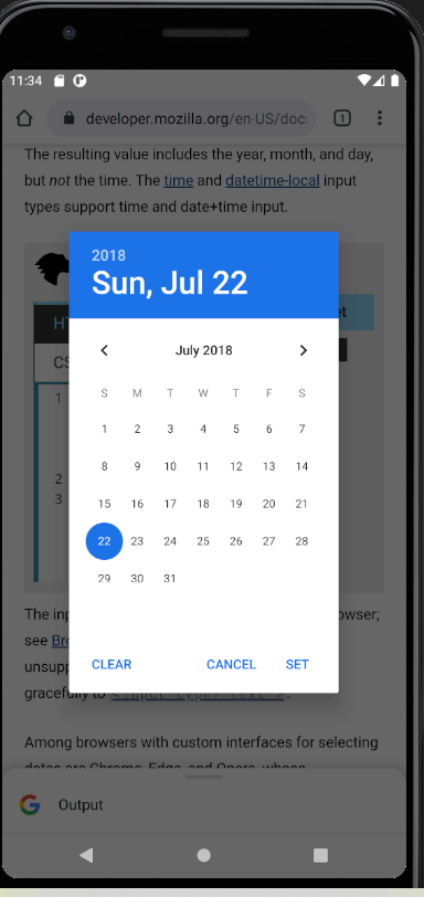[webview_flutter] element shows old style date picker in android · Issue #84754 · flutter ...