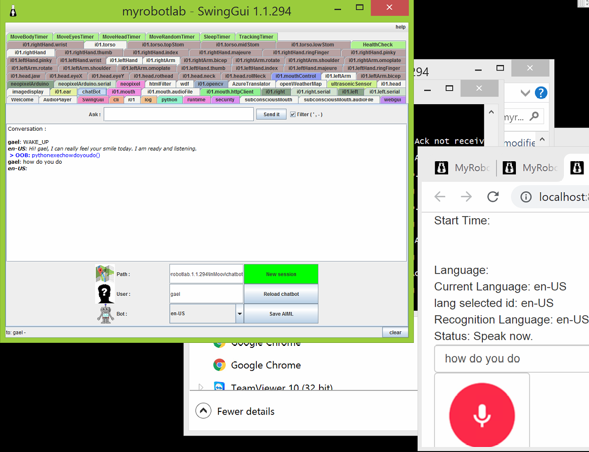 Vocal commands showed in chatbot window · Issue #305 · MyRobotLab/myrobotlab · GitHub